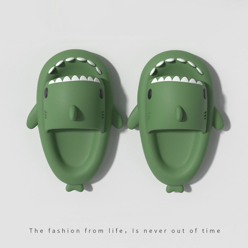 MOF Kids Sharky Slippers Soft and Comfortable Flip Flops with Cute Sha